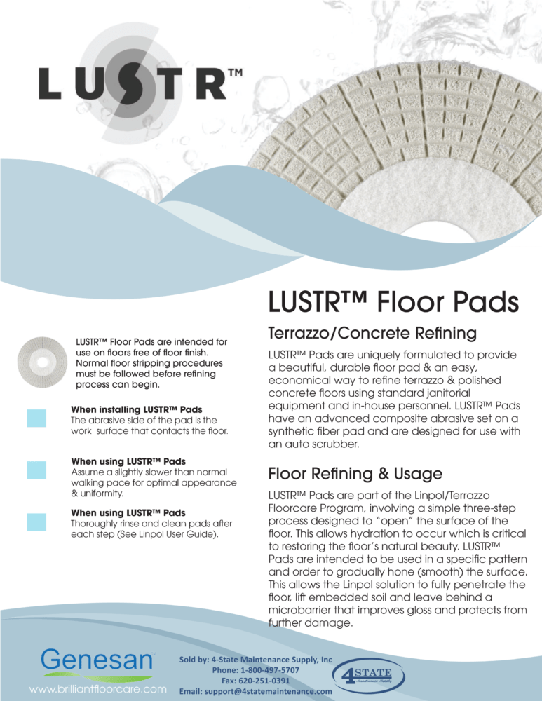 Introducing The LINPOL Floor Care Program – 4 State Maintenance Supply